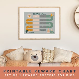 Reward Chart for Kids, Kids Reward Chart, Toddler Reward Chart ...