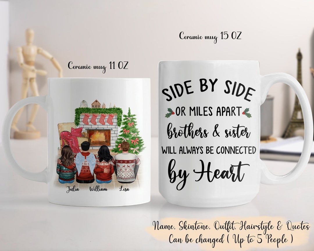 Side by Side Brothers and Sisters Will Always Connected by - Etsy