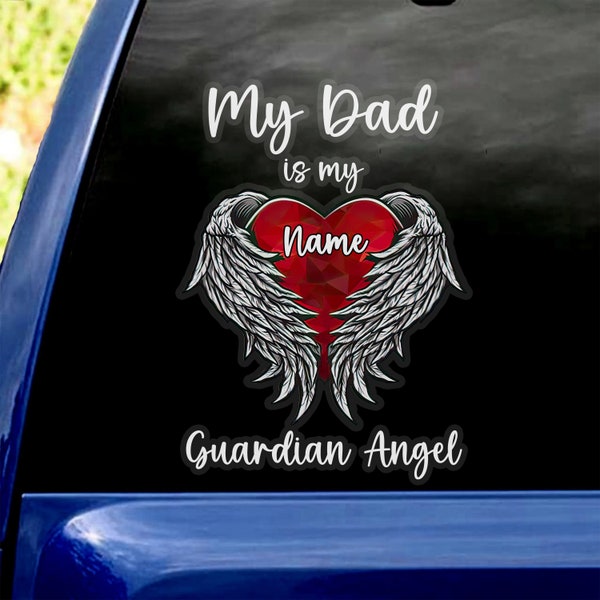 Guardian Angel Decal - Etsy