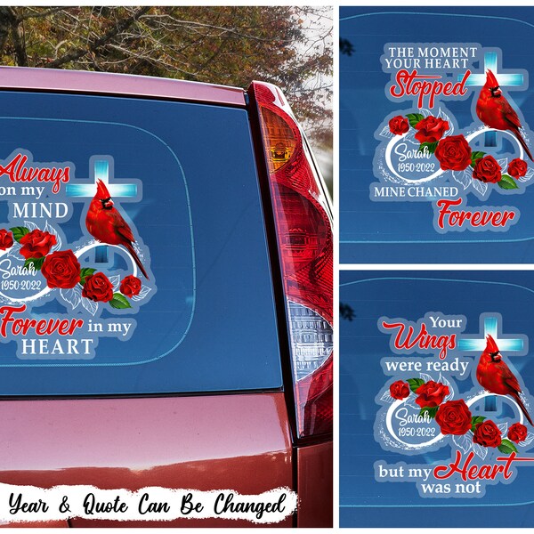 Cardinal Decal - Etsy