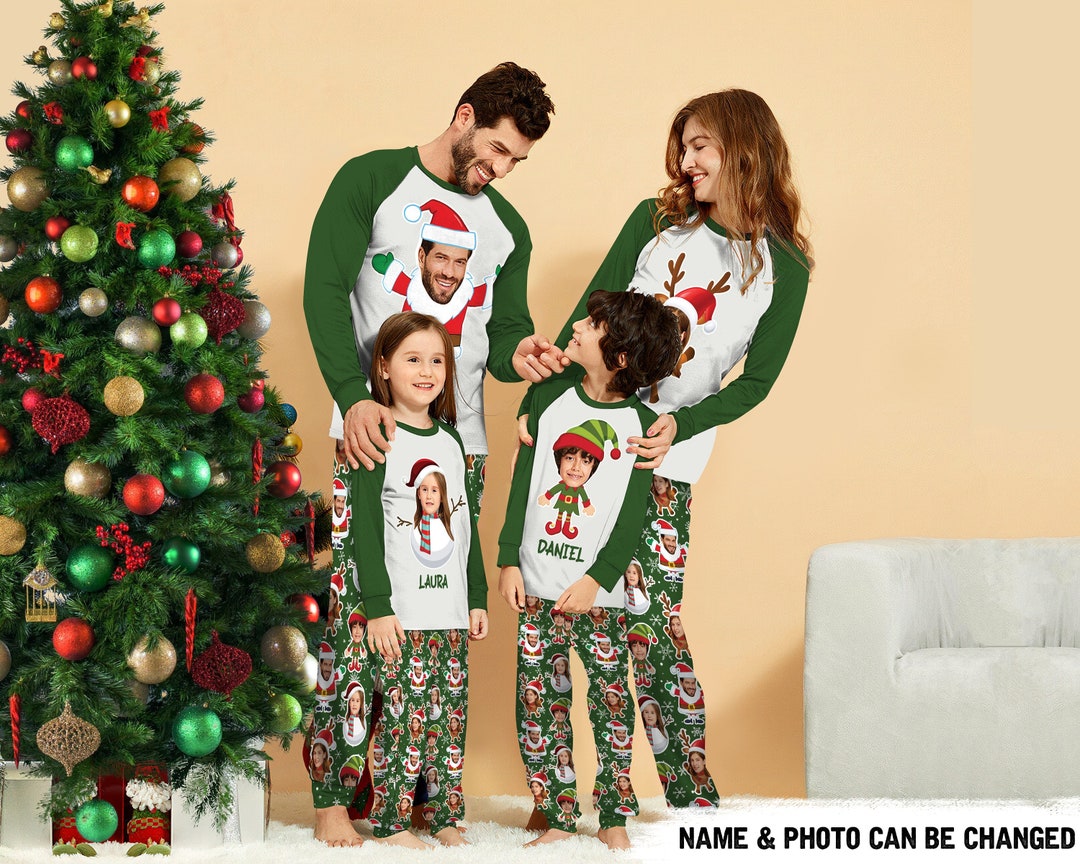 Personalized Christmas Pajamas for Men Women Boy Girls - Etsy