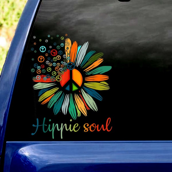 Hippie Sticker - Etsy