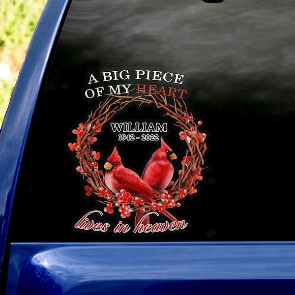 Cardinal Decal - Etsy