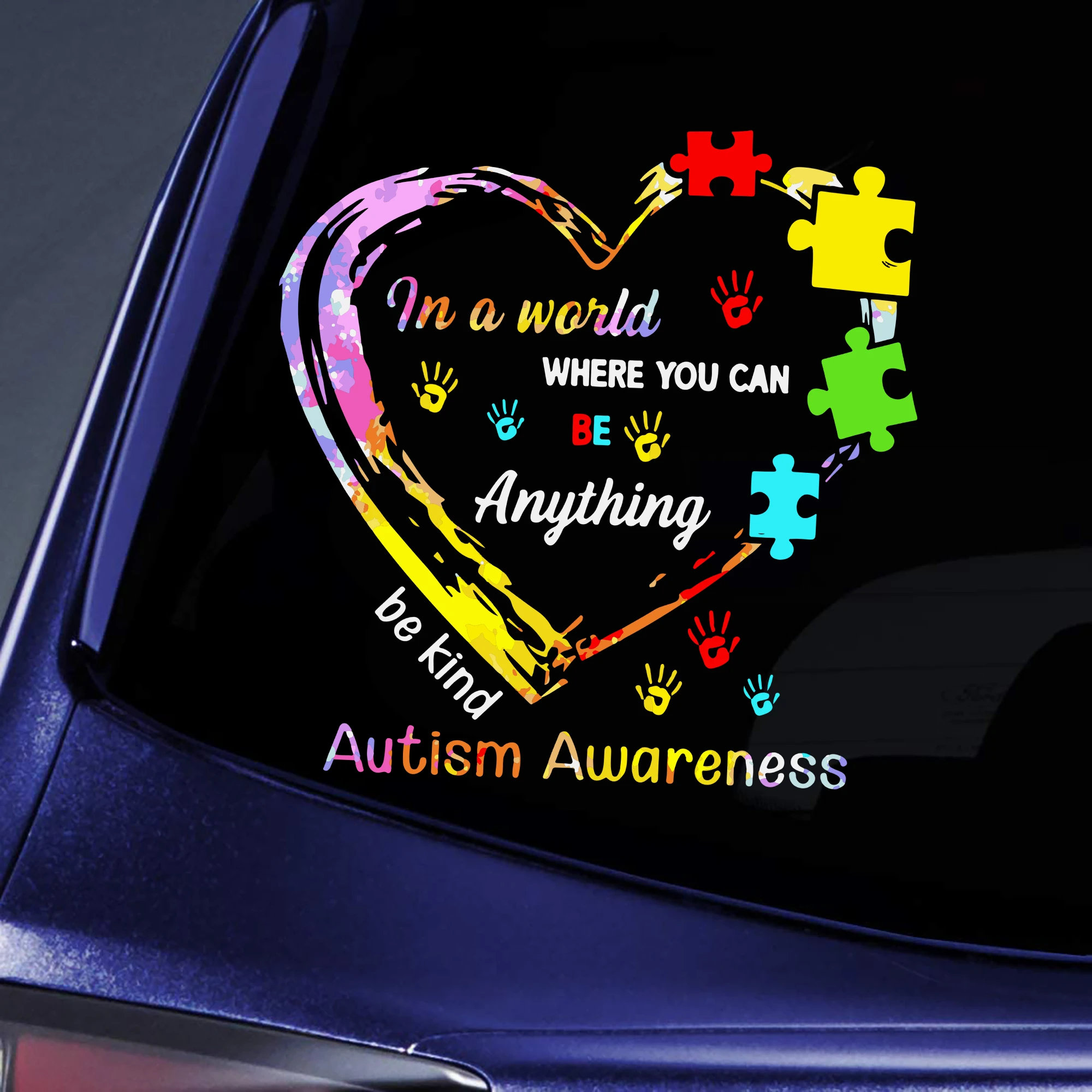 AUTISM AWARENESS RIBBON car & C $0.99 sumermekanik.com