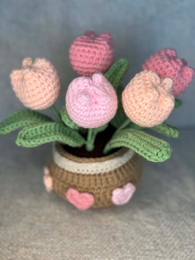 Crochet Tulips - Etsy