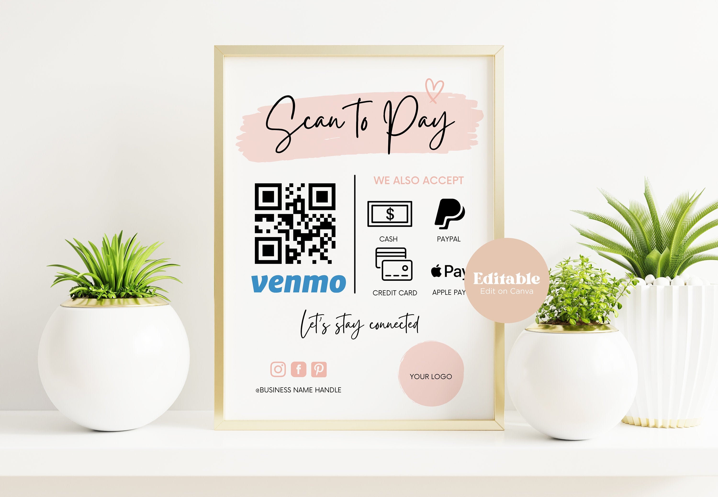 Scan To Pay Template
