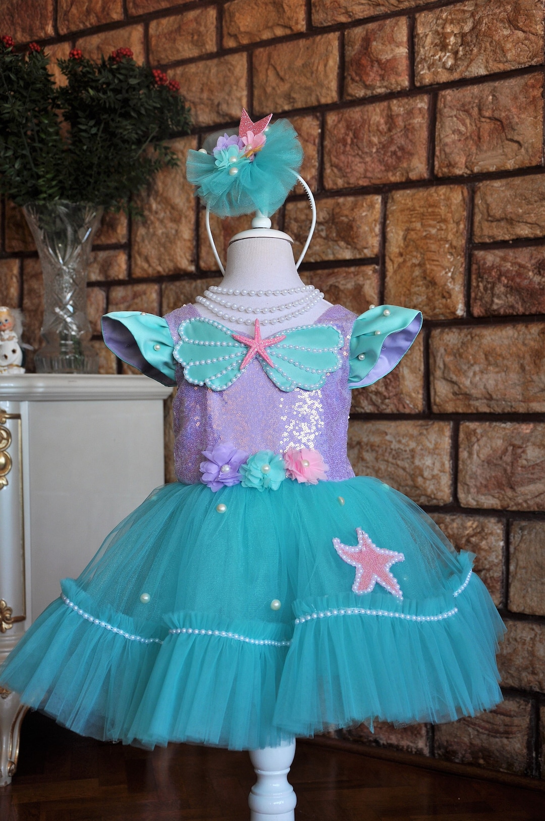 MERMAID DRESS ARIEL Baby Girl. Ariel Costume. Disney Princess Ariel - Etsy