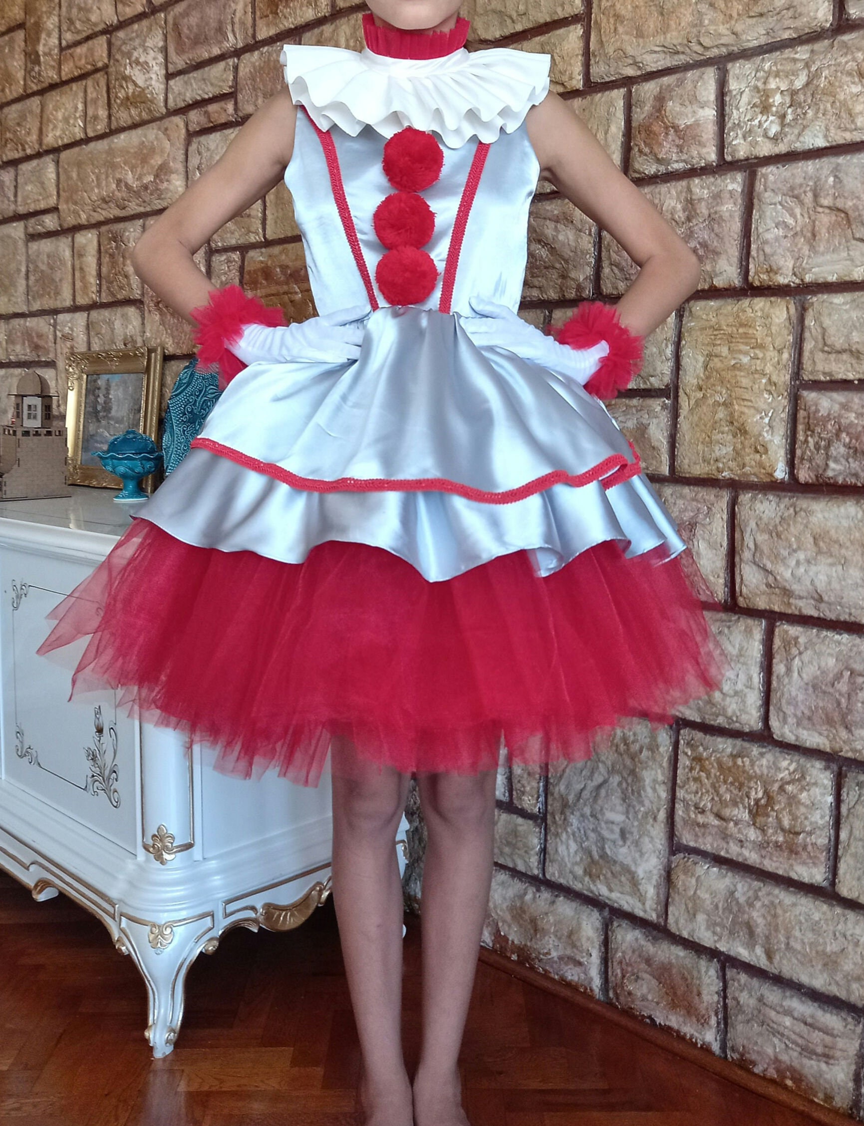 PENNYWISE COSTUME. Pennywise Dress for Halloween. Halloween Costume. - Etsy