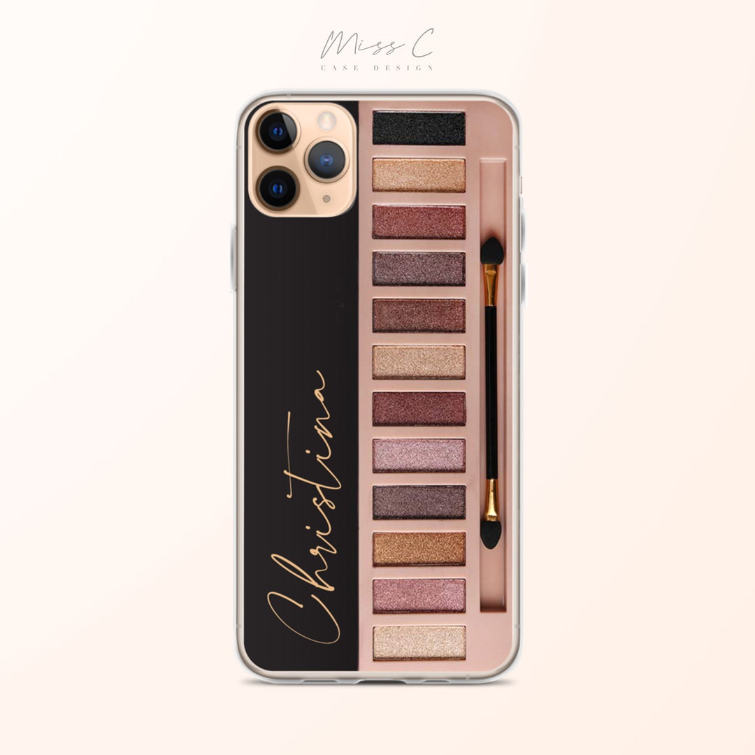 Personalised Cute Phone Case Makeup Eyeshadow Palette, Tough Case ...