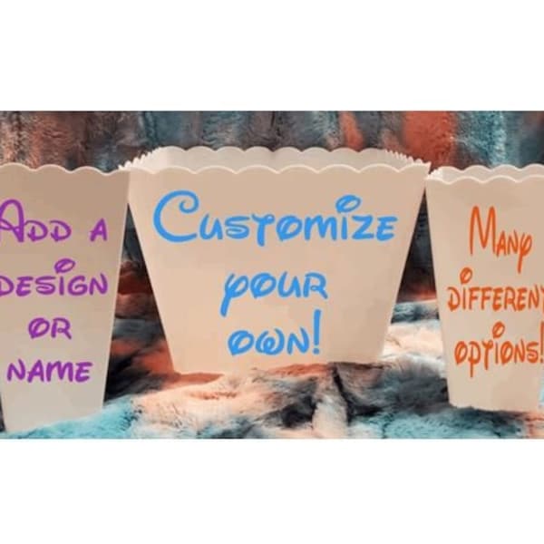 Personalized Popcorn Bucket - Etsy