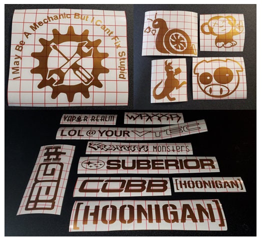 Car Decal Text Design Logo Name Memory Sticker Vinyl - Etsy