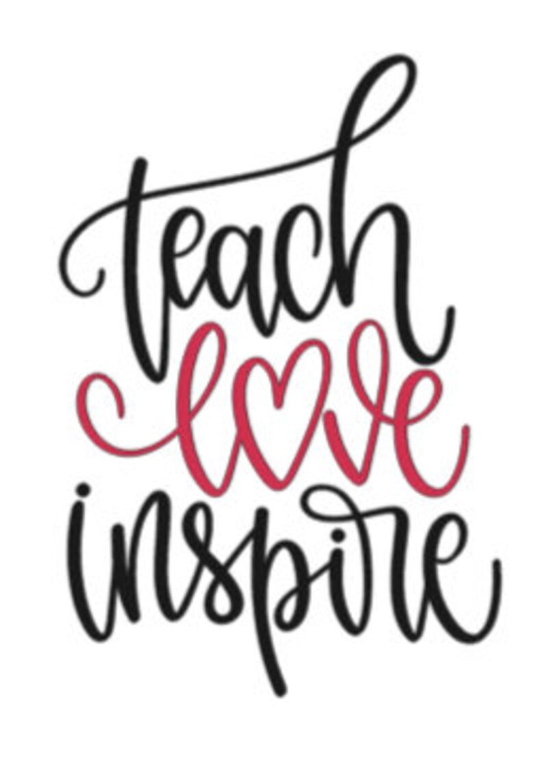 Teach Love Inspire - Teacher Shirt - Gift for Teachers - Cute Shirts ...