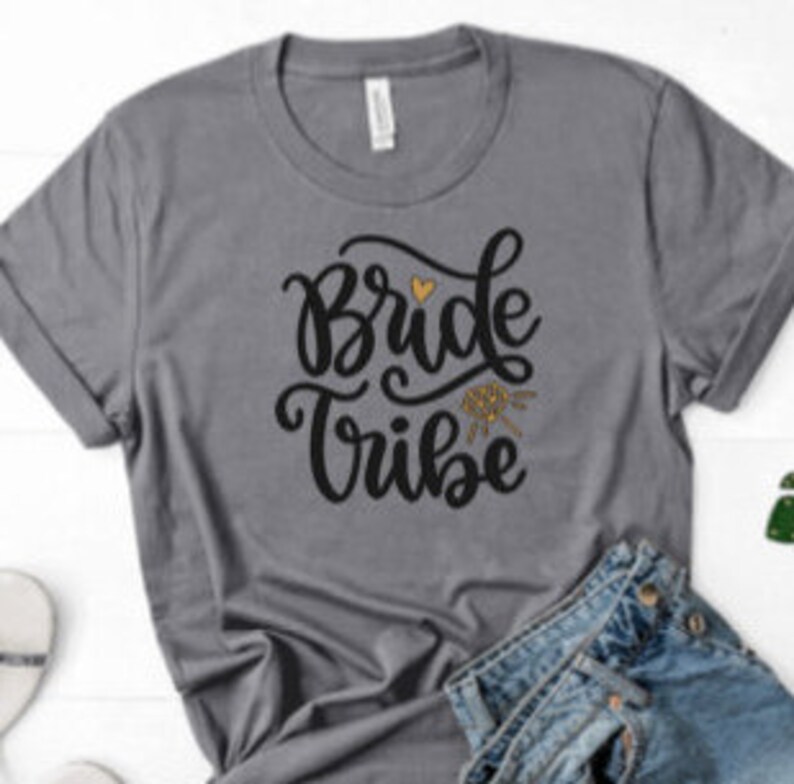 Bride Tribe Shirt Bachelorette Party Shirt Wedding Party Etsy