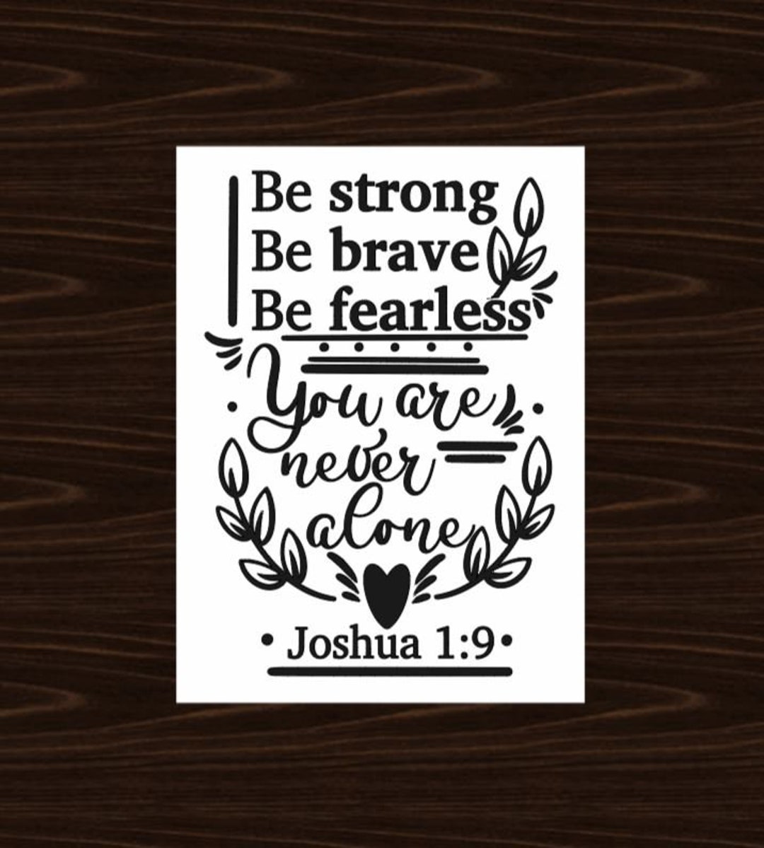 Bible Verse Canvas, 11x14 Canvas, Be Strong Be Brave Be Fearless You ...