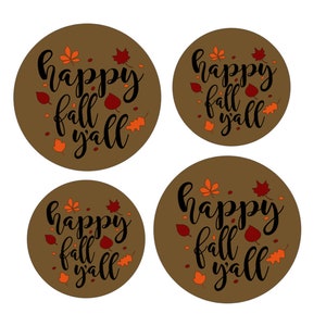 Fall Stove Top Burner Covers - Happy Fall Yall - Personalized Burner ...