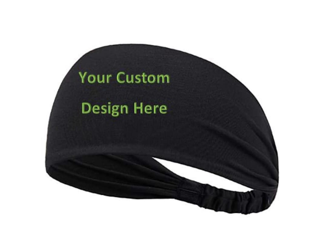Custom Athletic Headband - Running Sports Travel Fitness Elastic ...