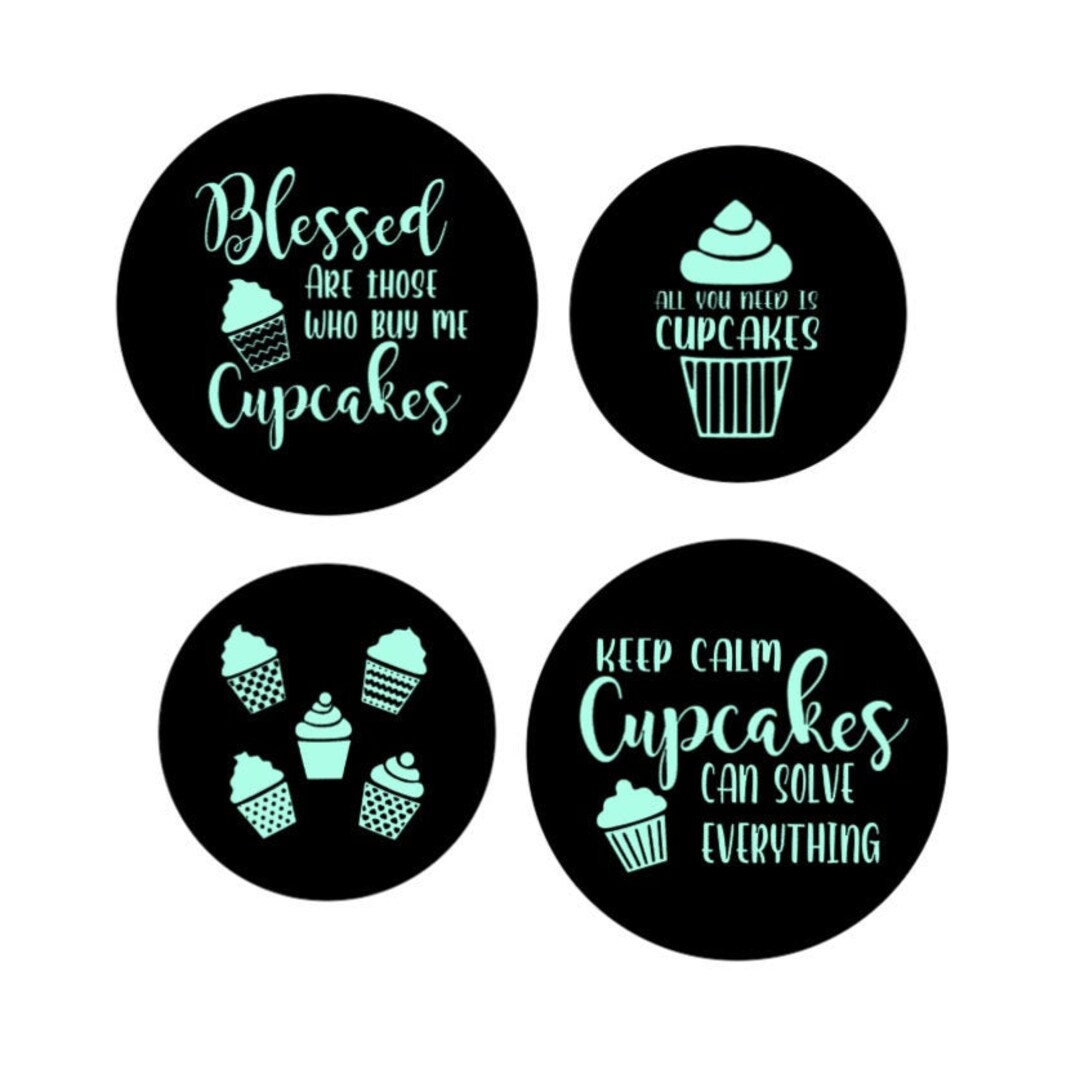 Cupcake Stove Top Burner Covers - Personalized Burner Cover, Custom ...