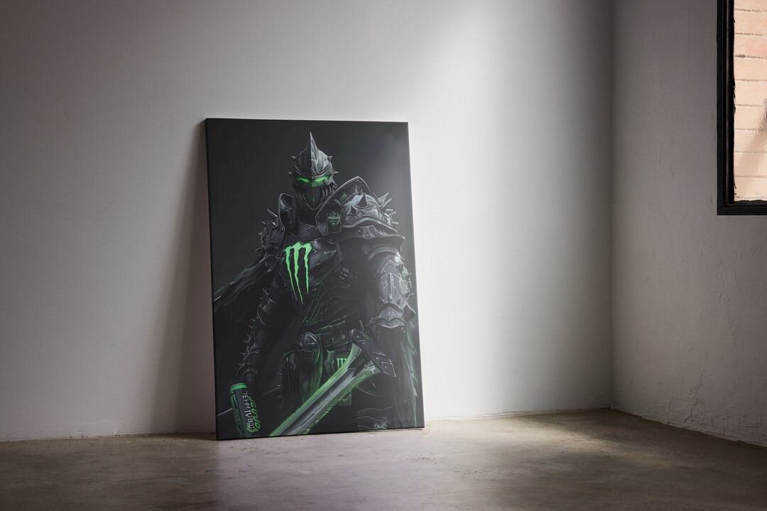 Monster Energy Canvas Fan Art for the Wall, Monster Canvas Picture for ...