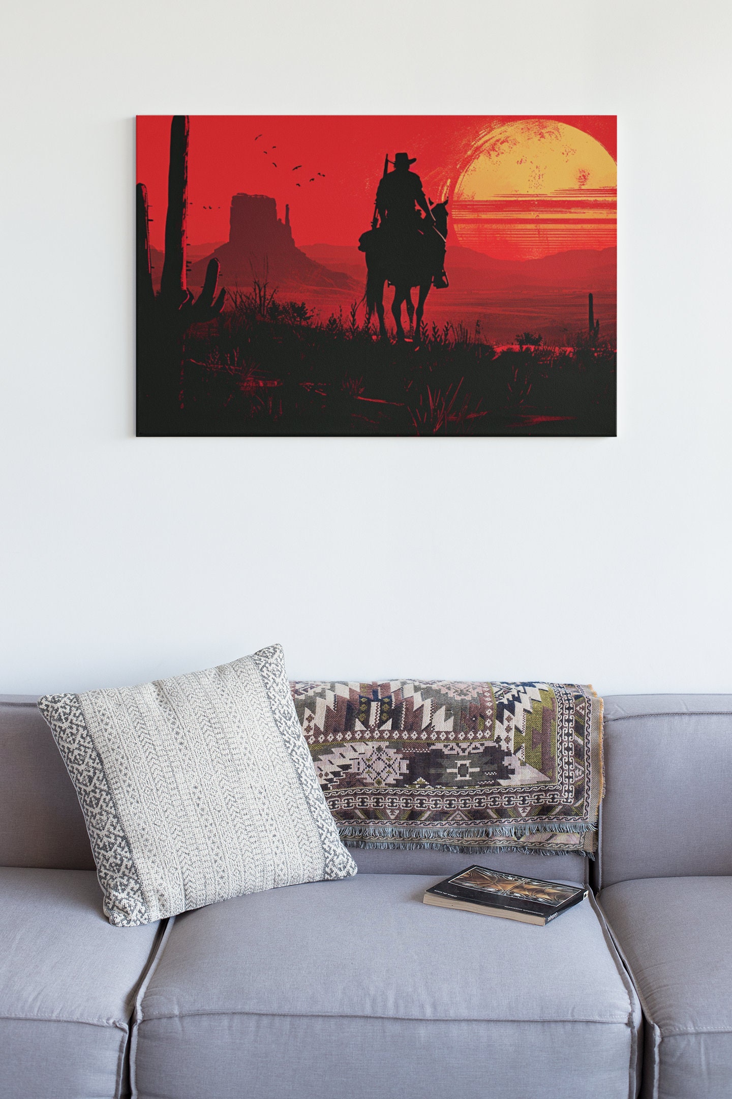 RDR Canvas Fan Art for the Wall, RDR Canvas Picture for the Wall - Etsy