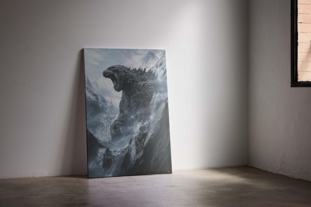 Godzilla Wall Art for the Wall, Japan Picture for the Wall for the ...