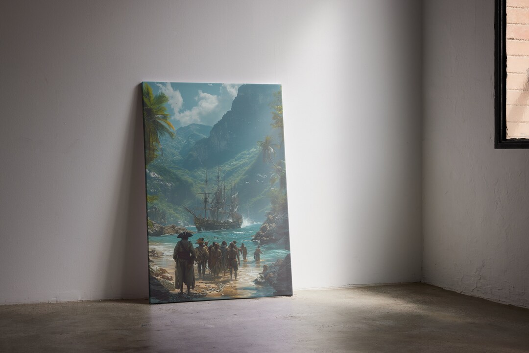 Pirates Canvas Fan Art for the Wall, Pirates Canvas Picture for the ...