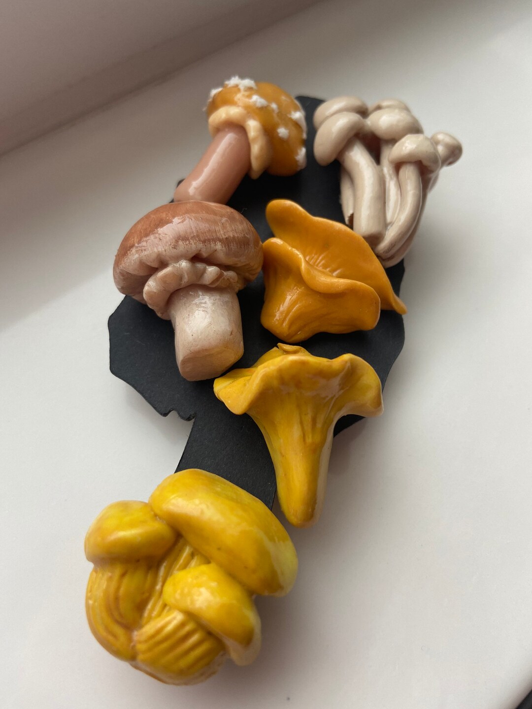 Clay Mushroom Pins or Magnets, Mushroom Lover Pins, Cottagecore ...