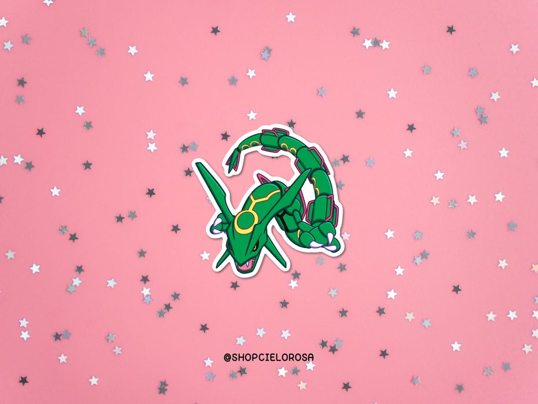 Rayquaza Sticker Waterproof Vinyl Decal - Etsy