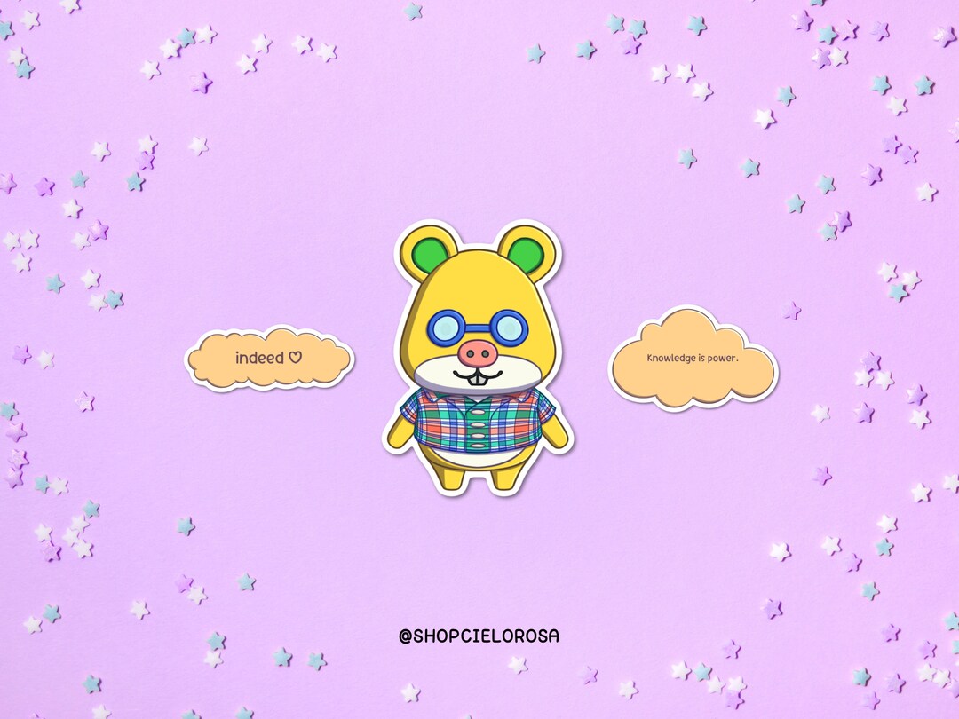 Graham Sticker Waterproof Vinyl Decal Acnh - Etsy