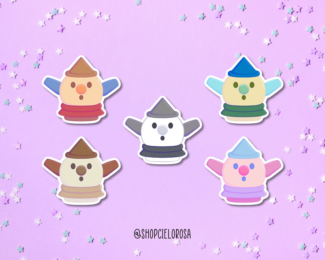 Tockoid Gyroids Vinyl Sticker Pack Acnh Acpc Animal Crossing - Etsy