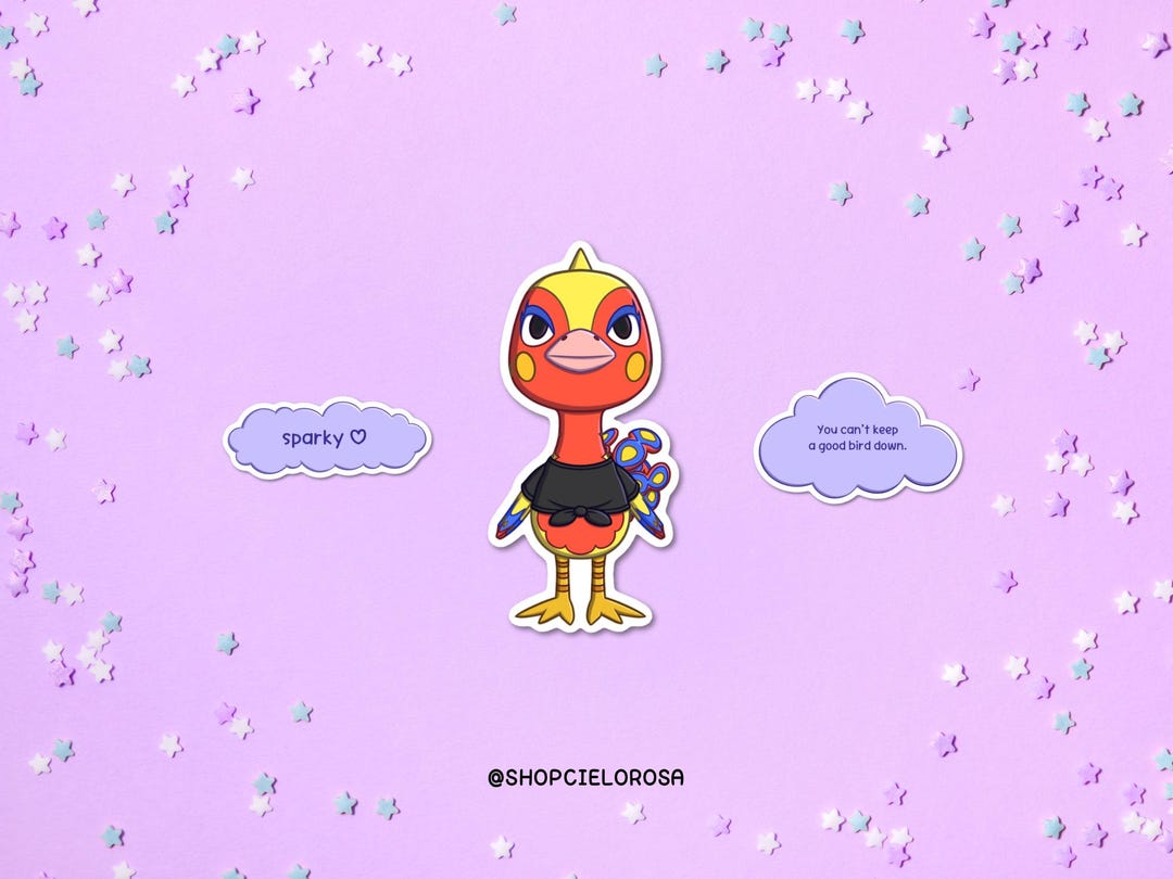 Phoebe Sticker Waterproof Vinyl Decal Acnh - Etsy