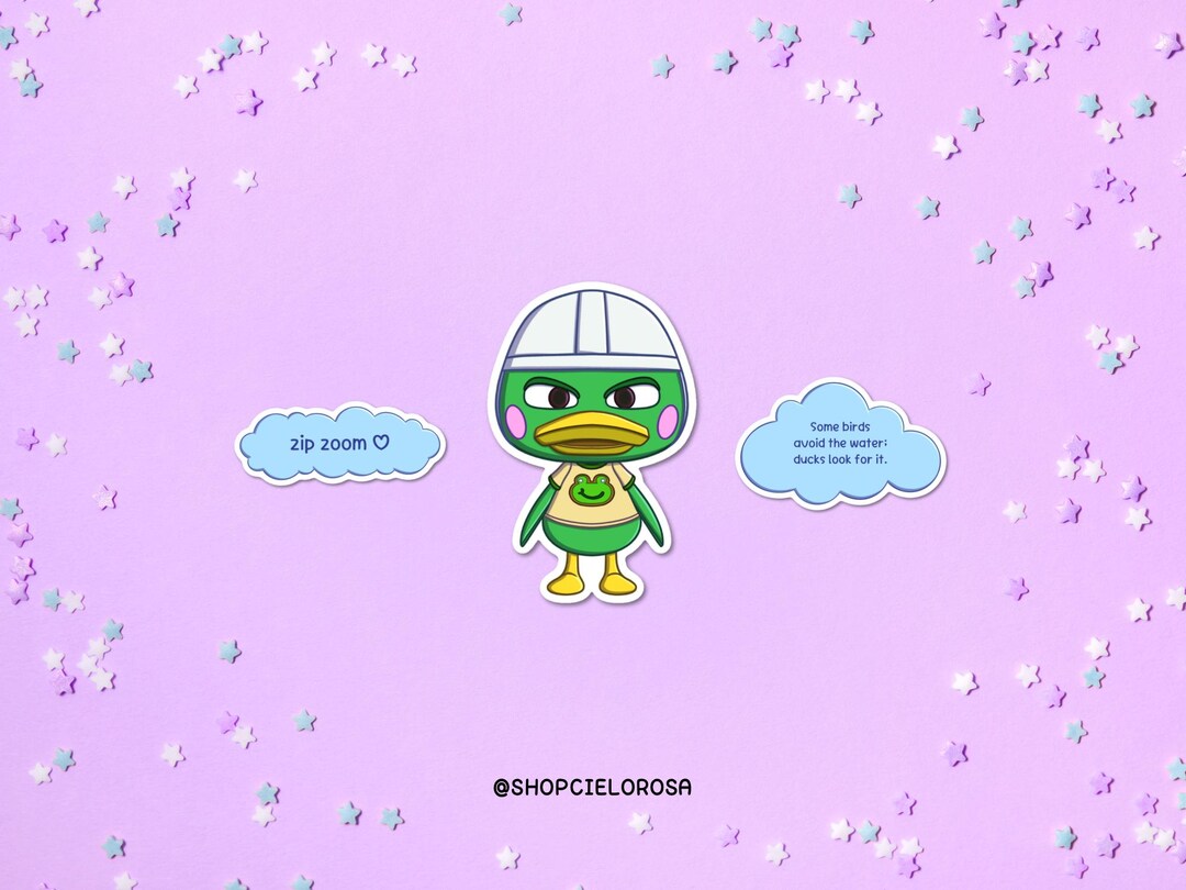 Scoot Sticker Waterproof Vinyl Decal Acnh - Etsy