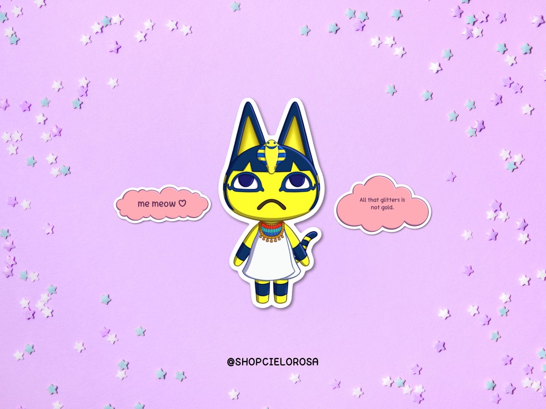 Ankha Sticker Waterproof Vinyl Decal or Planning/journaling Sticker ...