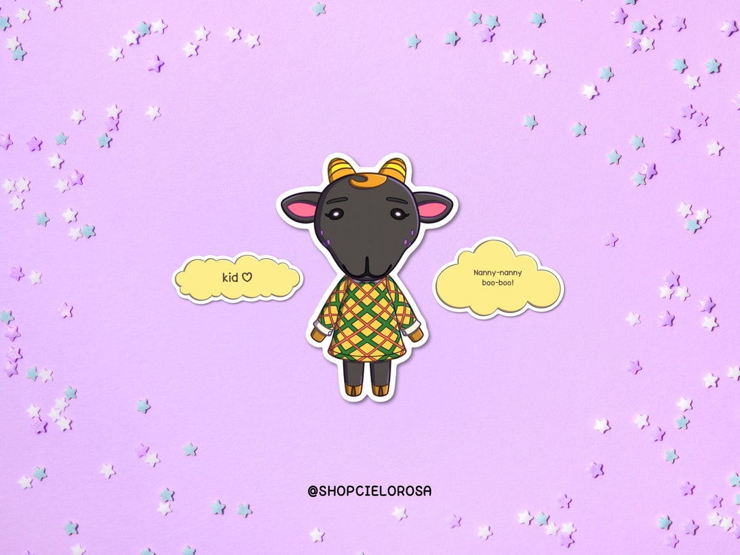 Nan Sticker Waterproof Vinyl Decal Acnh - Etsy