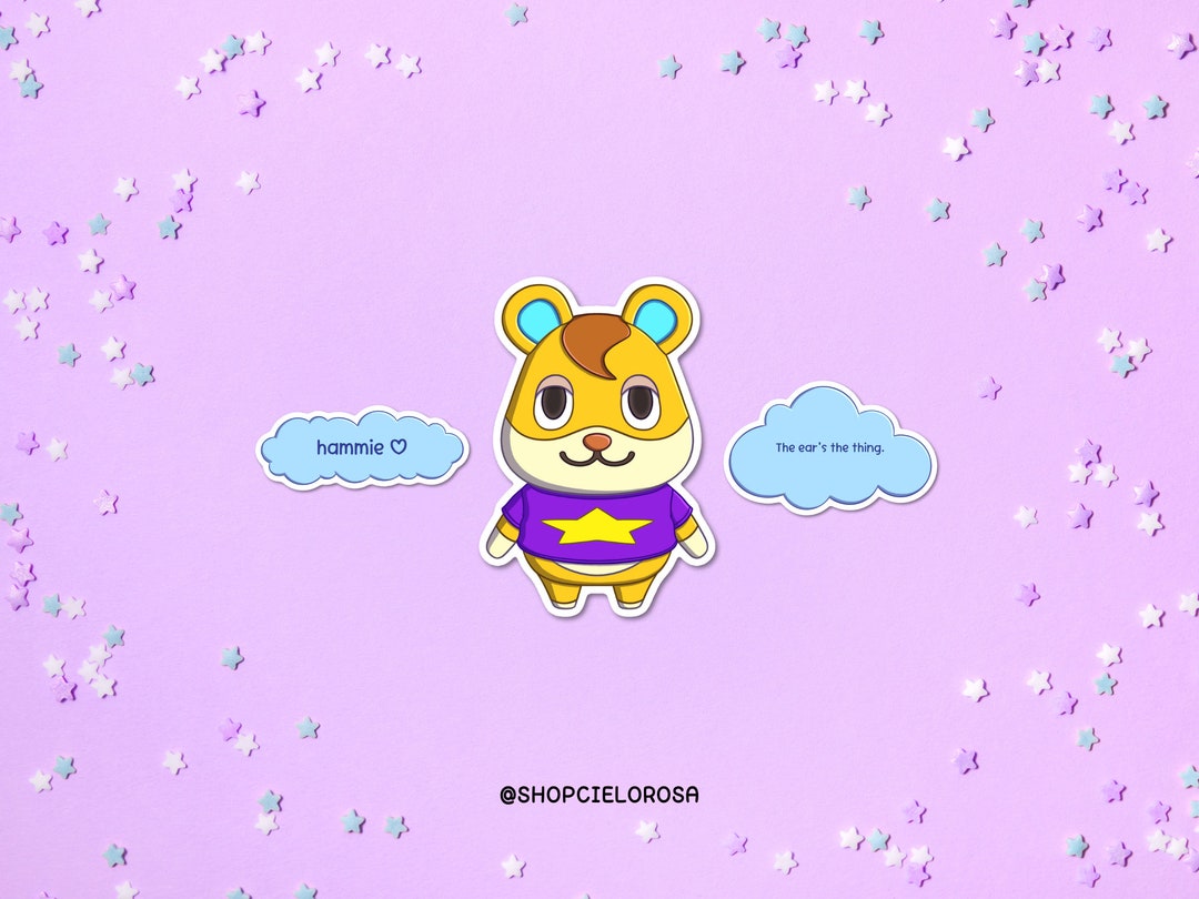 Hamlet Sticker Waterproof Vinyl Decal Acnh - Etsy