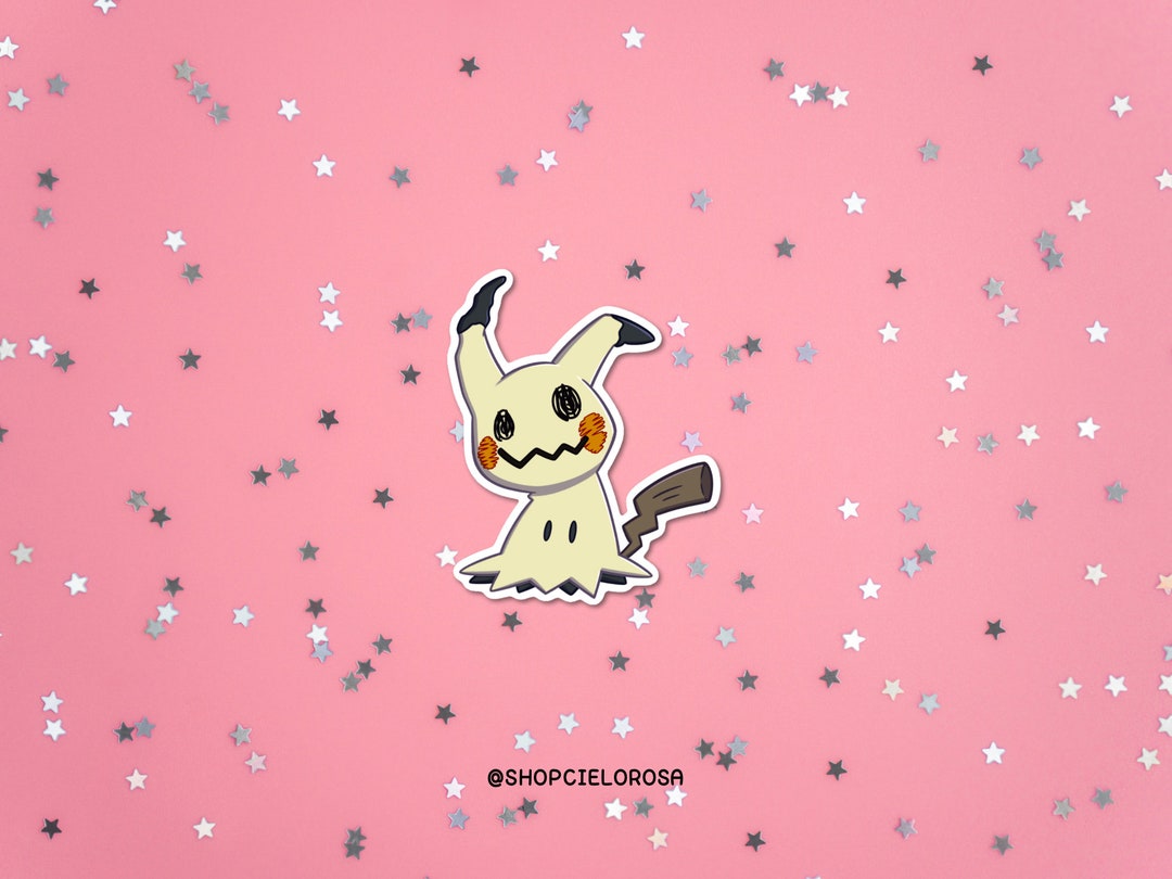 Mimikyu Sticker Waterproof Vinyl Decal - Etsy