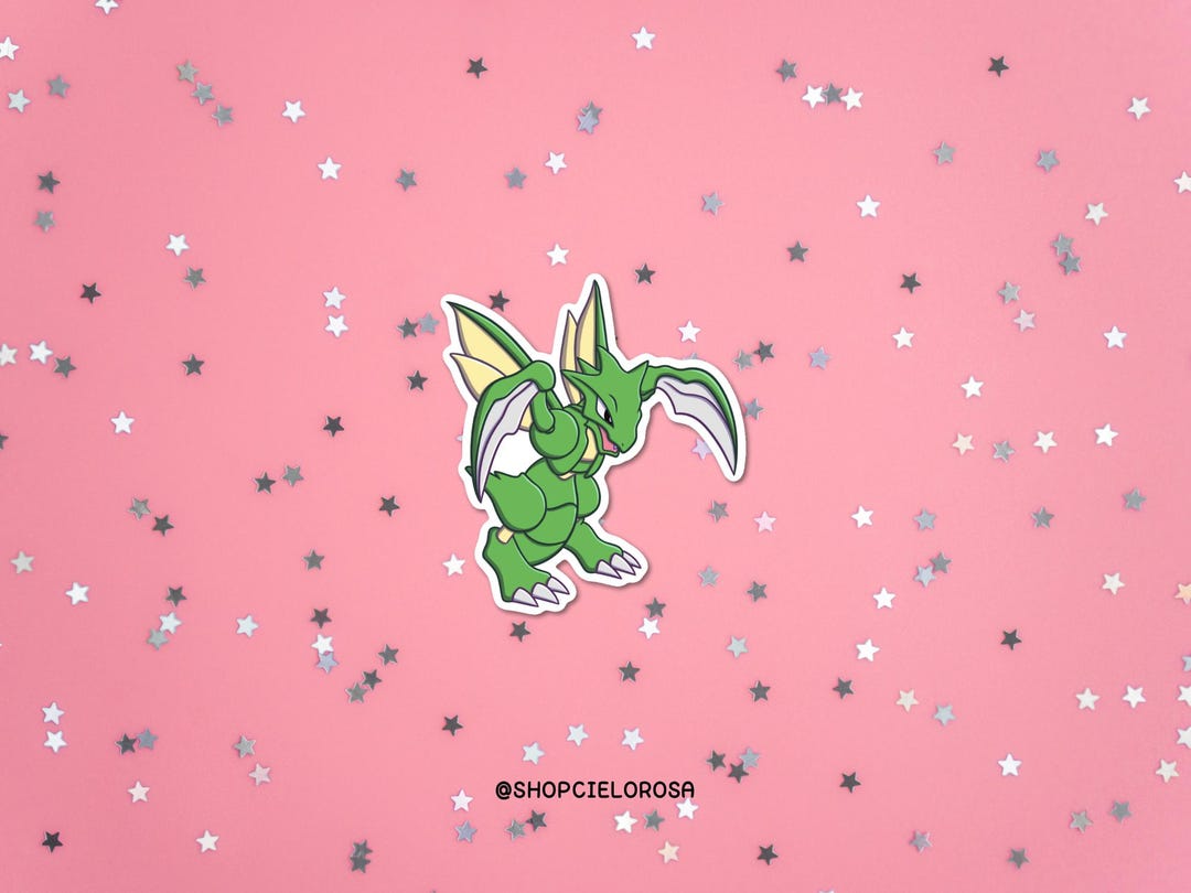 Scyther Sticker Waterproof Vinyl Decal - Etsy