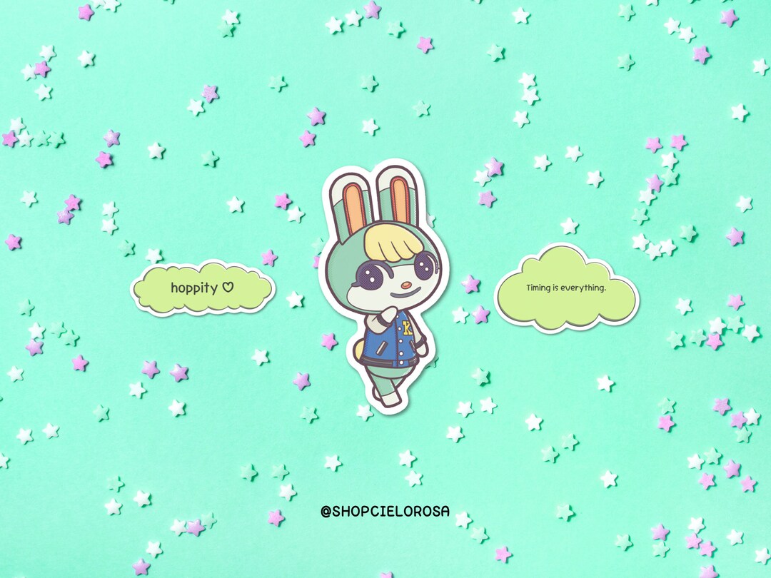 Sasha Sticker Waterproof Vinyl Decal Acnh - Etsy