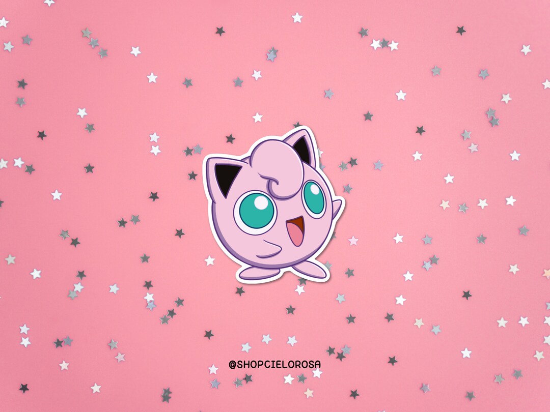 Jigglypuff Sticker Waterproof Vinyl Pokémon Decal or Planning ...