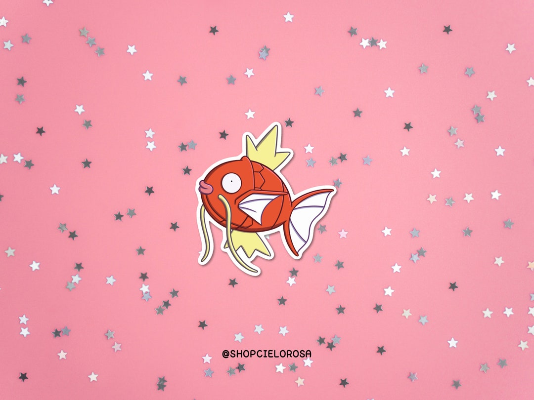 Magikarp Sticker Waterproof Vinyl Pokémon Decal or Planning/journaling ...