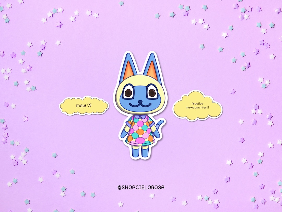 Mitzi Sticker Waterproof Vinyl Decal Acnh - Etsy