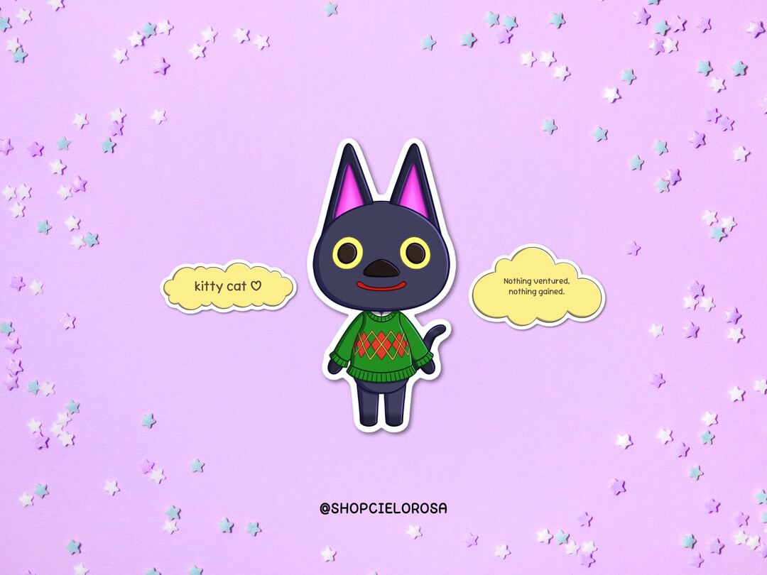 Kiki Sticker Waterproof Vinyl Decal Acnh - Etsy
