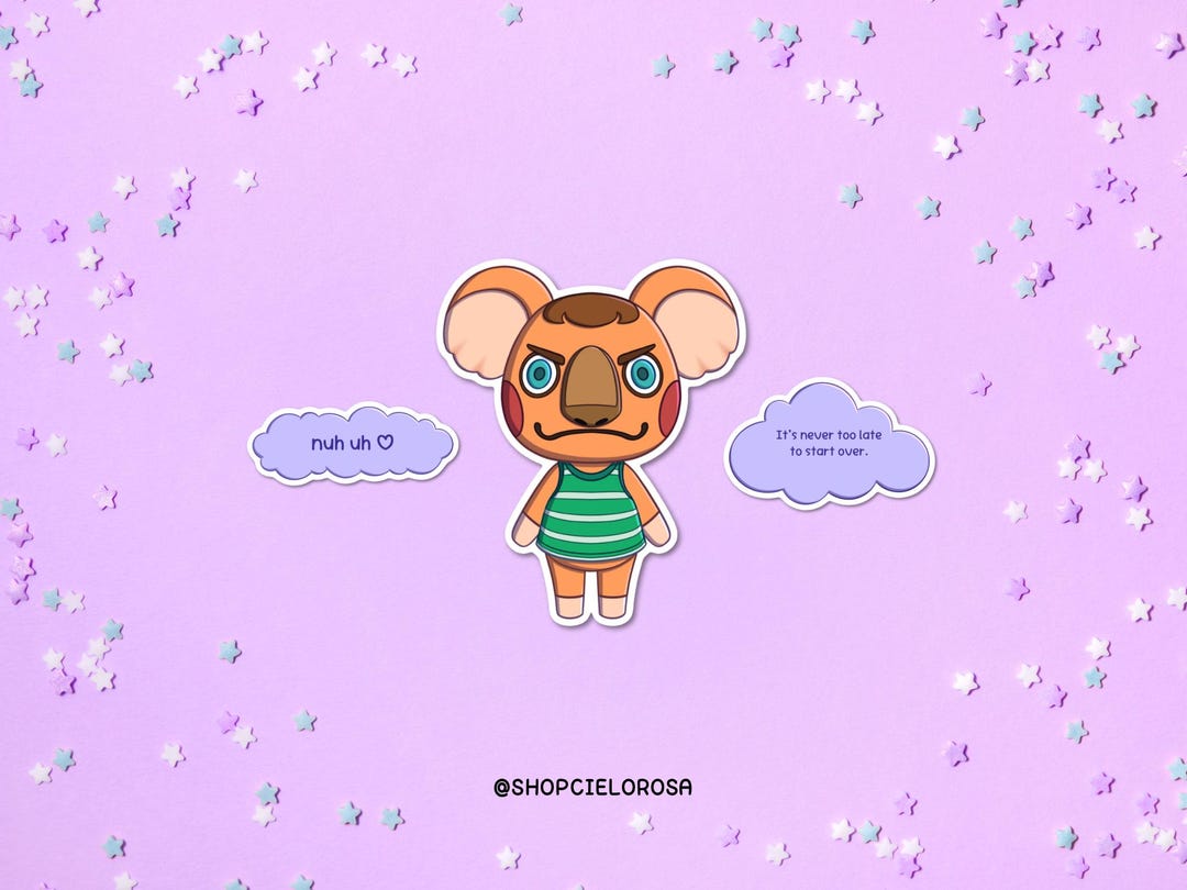 Canberra Sticker Waterproof Vinyl Decal Acnh - Etsy