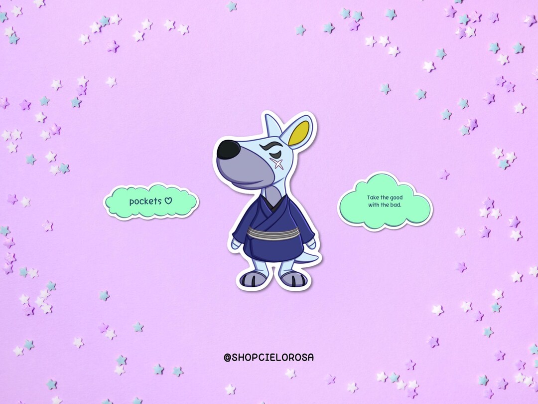 Walt Sticker Waterproof Vinyl Decal Acnh - Etsy