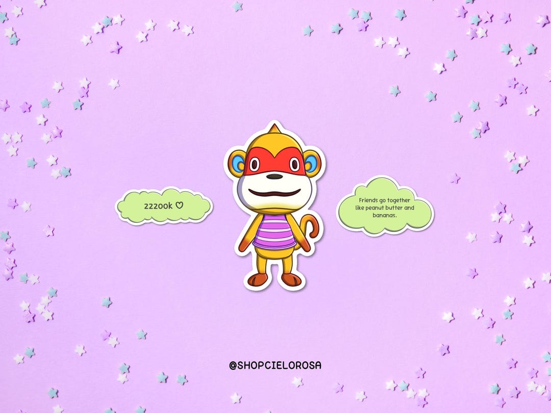 Simon Sticker Waterproof Vinyl Decal Acnh - Etsy