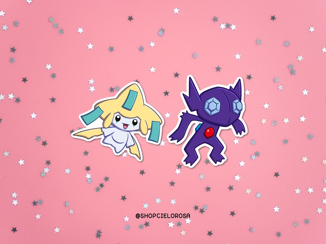 Jirachi Sticker Sableye Sticker Waterproof Vinyl Decal - Etsy