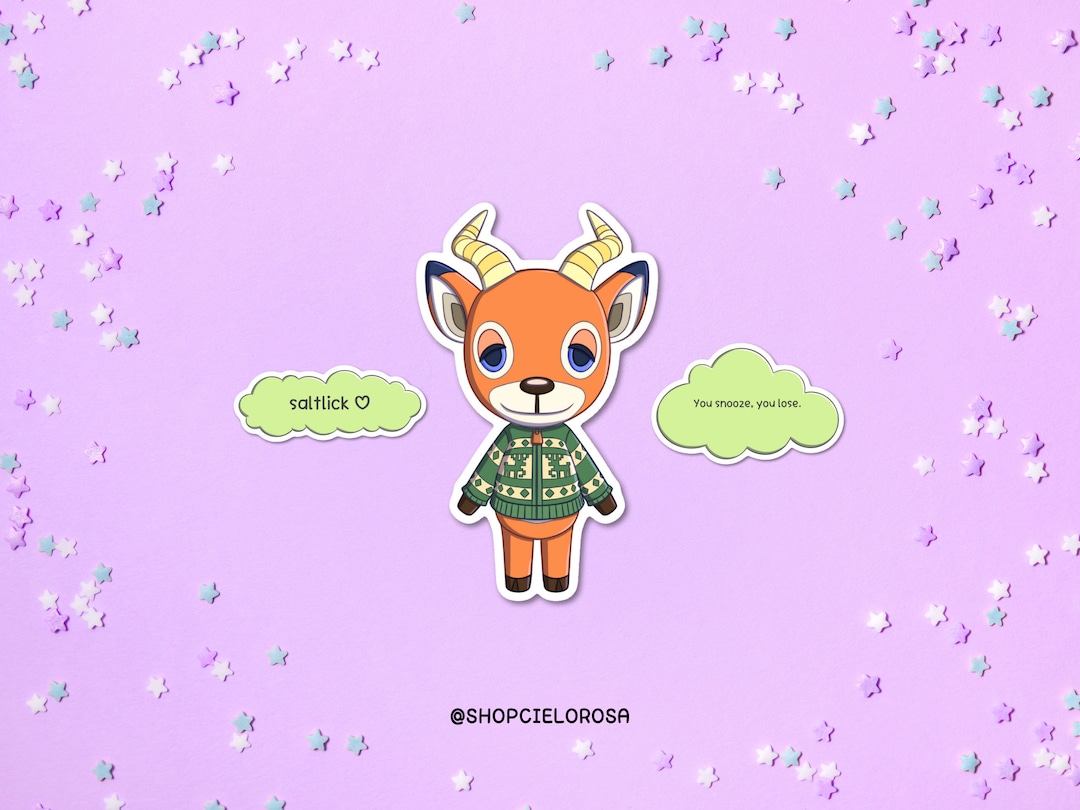 Beau Sticker Waterproof Vinyl Decal Acnh - Etsy