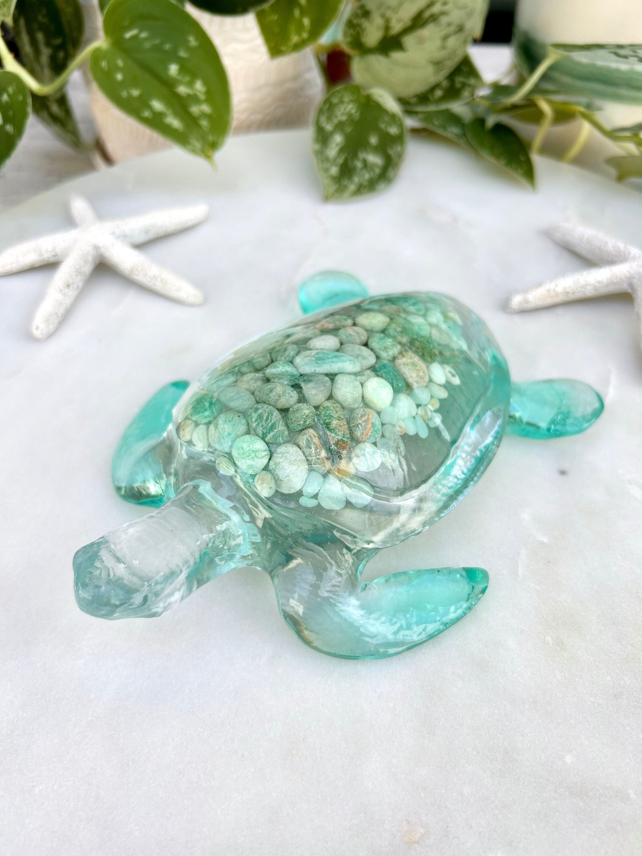 Hawaiian Sea Turtle Resin Sculpture - Etsy