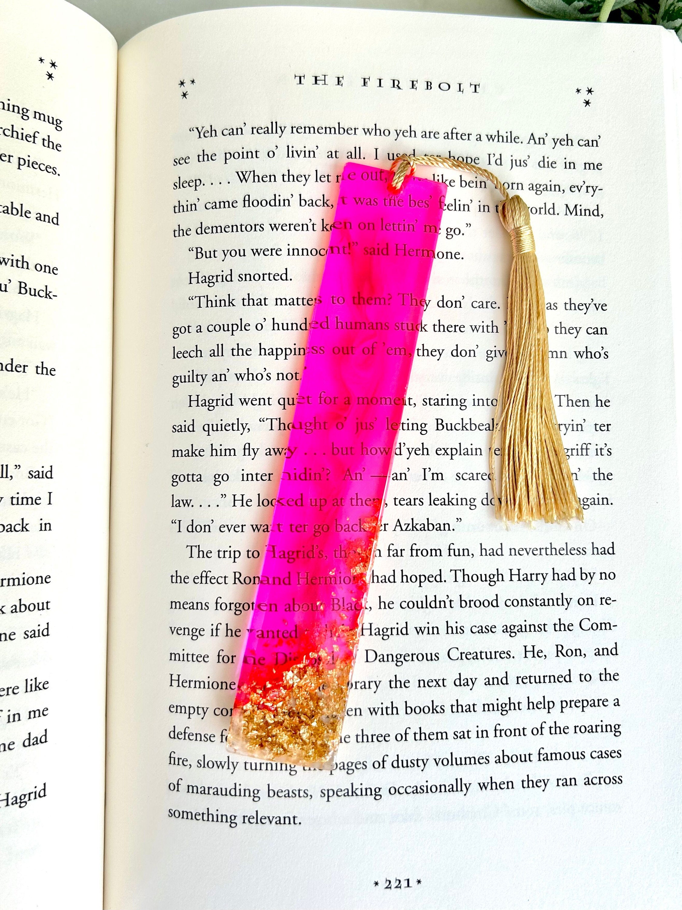 Colorful Gold Decorative Epoxy Resin Bookmark - Etsy