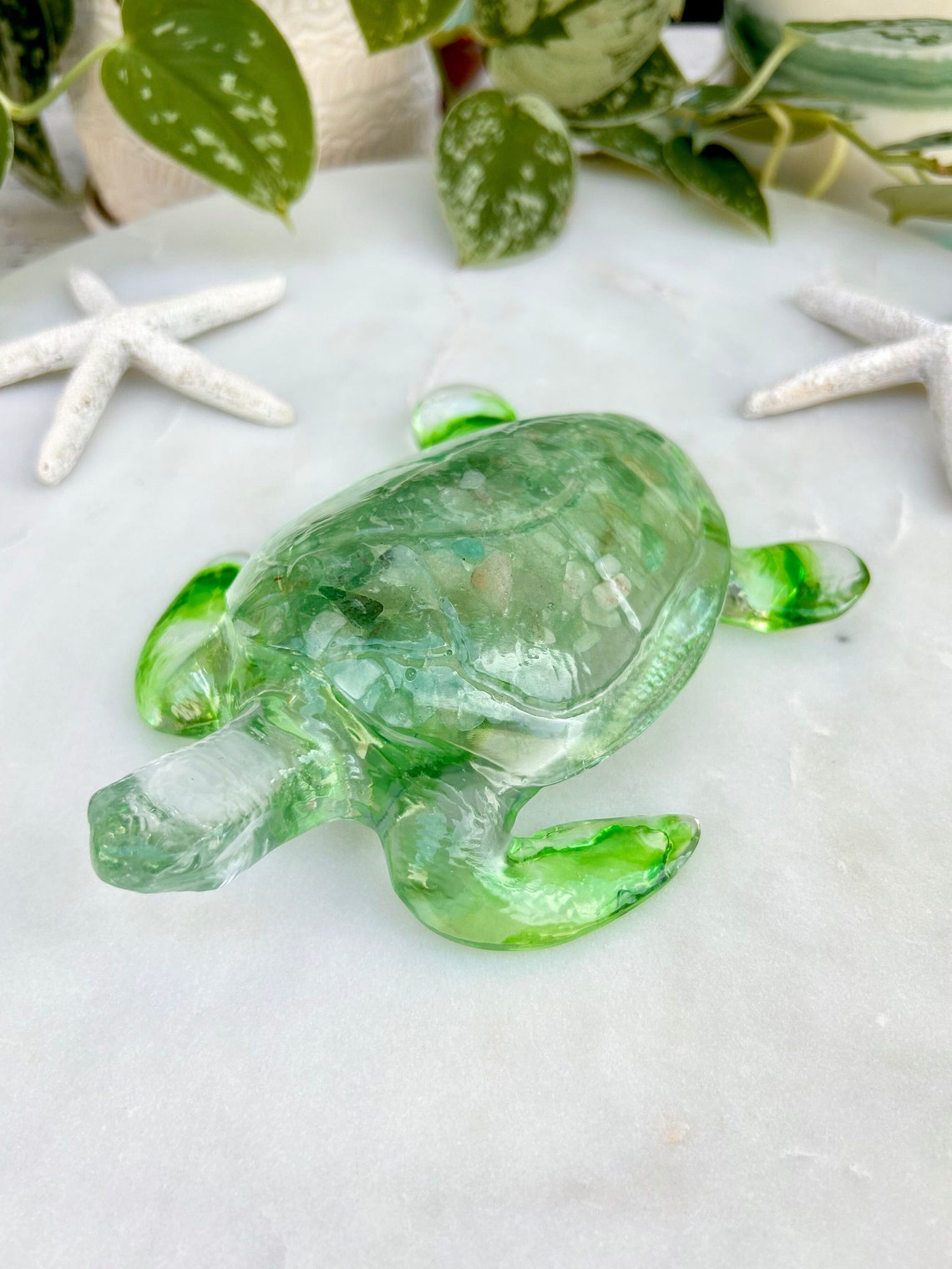 Hawaiian Sea Turtle Resin Sculpture - Etsy