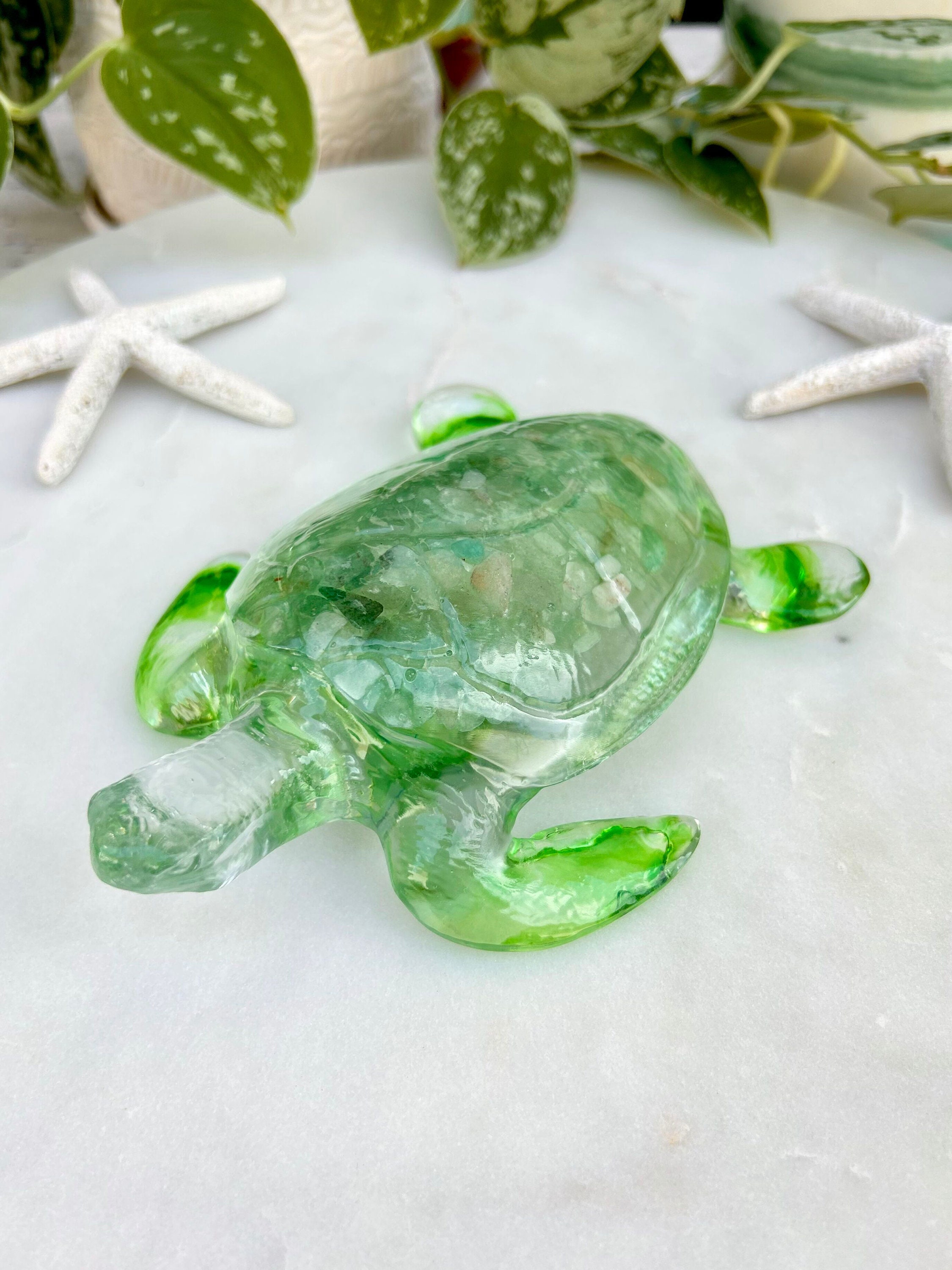 Hawaiian Sea Turtle Resin Sculpture - Etsy